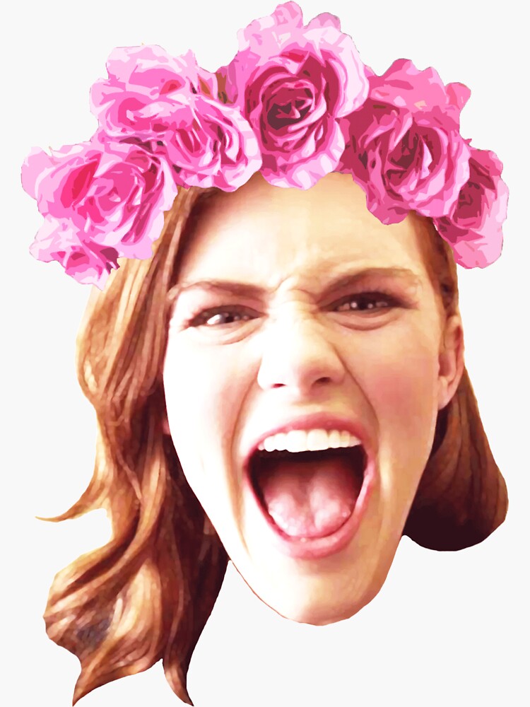 "Banshee Flower Crown" Sticker by FatHobbit | Redbubble