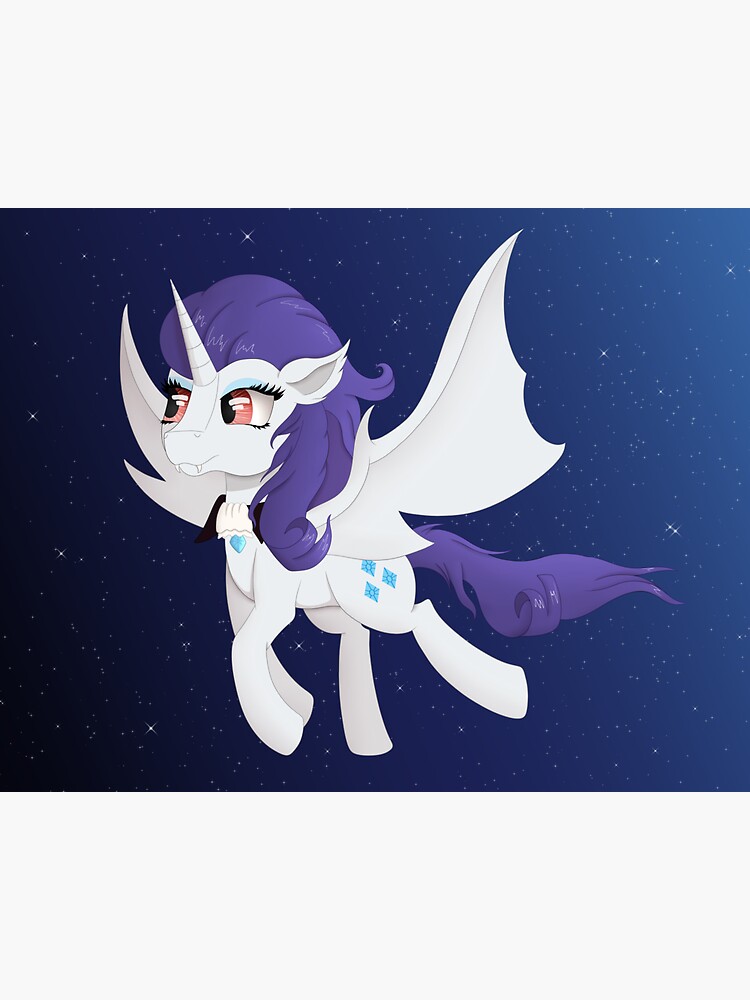 "Vampire Rarity" Sticker by Fia94 | Redbubble