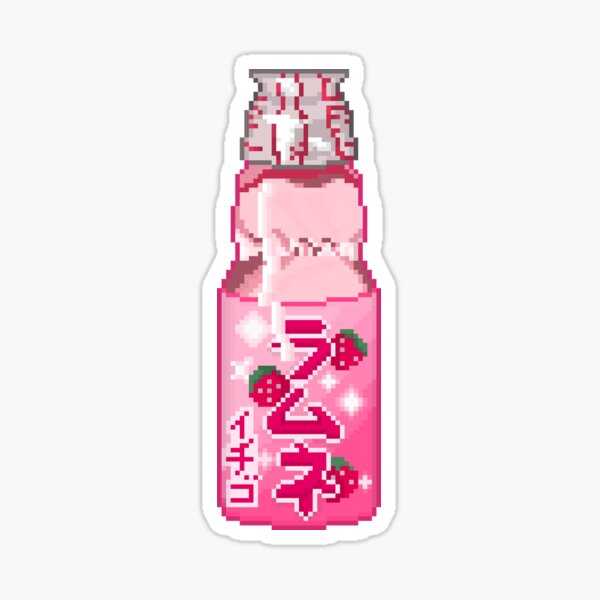 "Pixel ラムネ " Sticker by HDApple | Redbubble