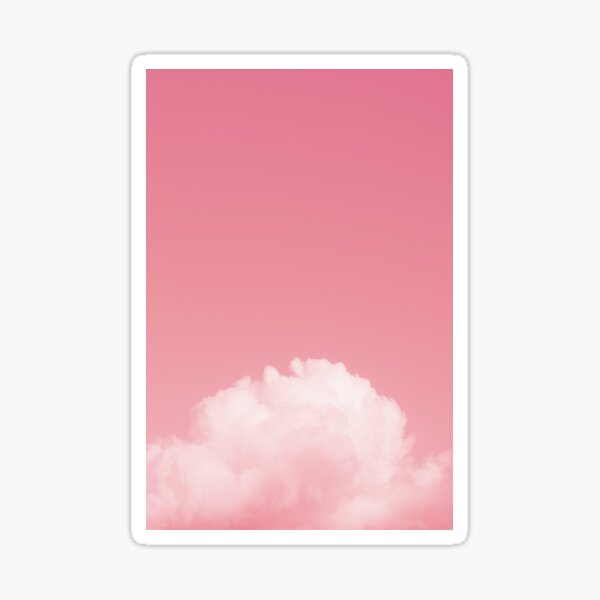"Pink sky" Sticker for Sale by surfyqueen100 | Redbubble