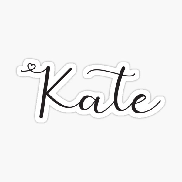 "Kate Baby Girl Names" Sticker for Sale by CoLoRLifeDesign | Redbubble