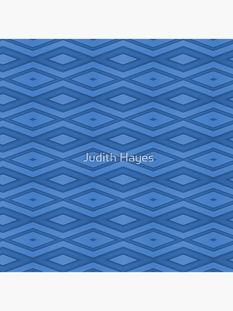 "Shades of Blue Geo" Sticker for Sale by mainephotobug | Redbubble