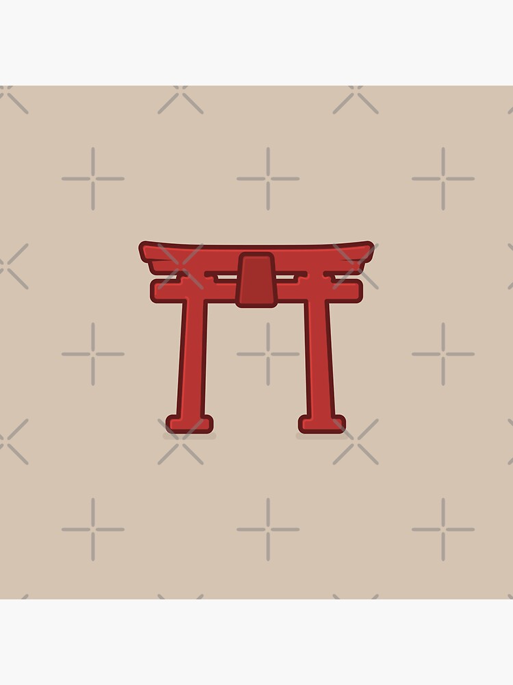 "Japanese Tori Gate" Sticker for Sale by zacrizy | Redbubble