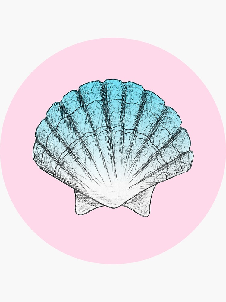 "Clam Shell" Sticker for Sale by wyattworker | Redbubble