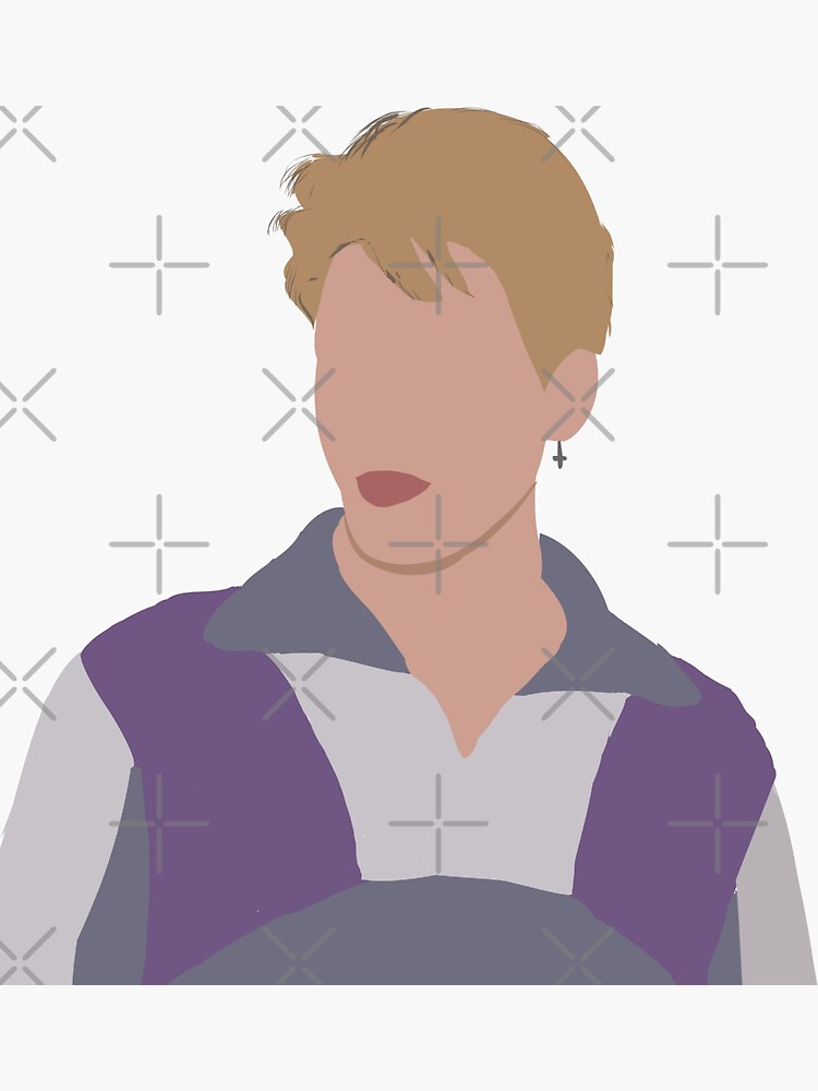 "AHS 1984 Xavier Plympton sticker" Sticker for Sale by lavender97 ...