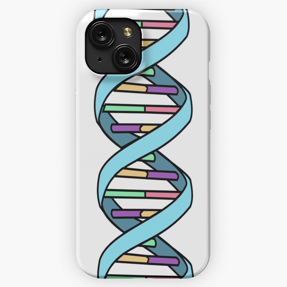 "Blue DNA Strand" Sticker for Sale by morgankorzik | Redbubble