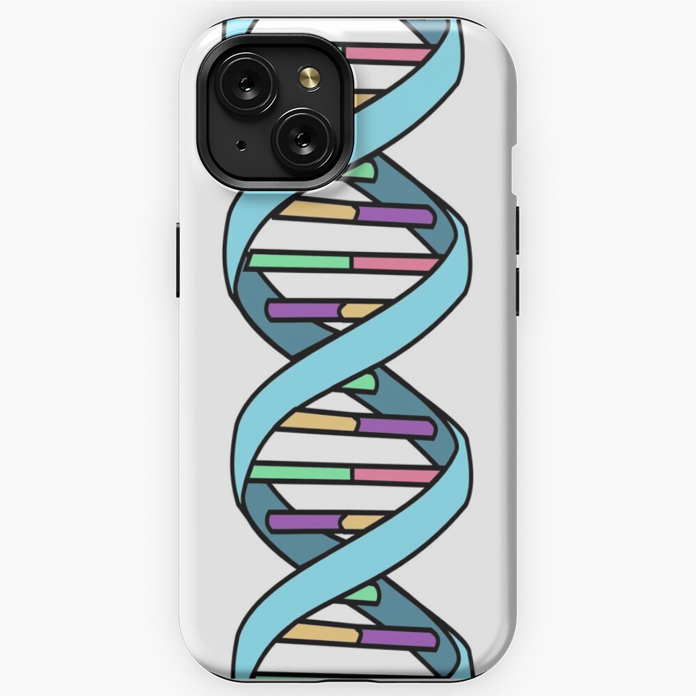 "Blue DNA Strand" Sticker for Sale by morgankorzik | Redbubble