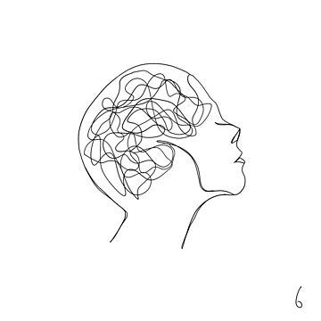 "Scattered Brain" Art Print for Sale by Aehlyy | Redbubble