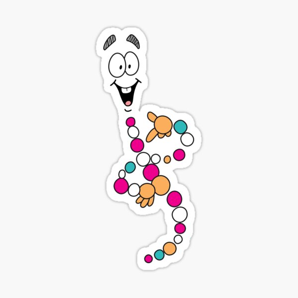 "Mr DNA 1" Sticker for Sale by marslegarde | Redbubble