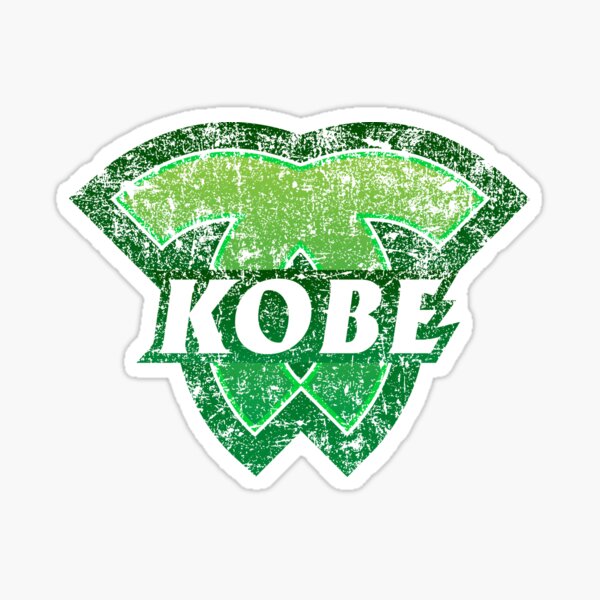 "Kobe Municipality Japanese Symbol Distressed Anime Style" Sticker for ...