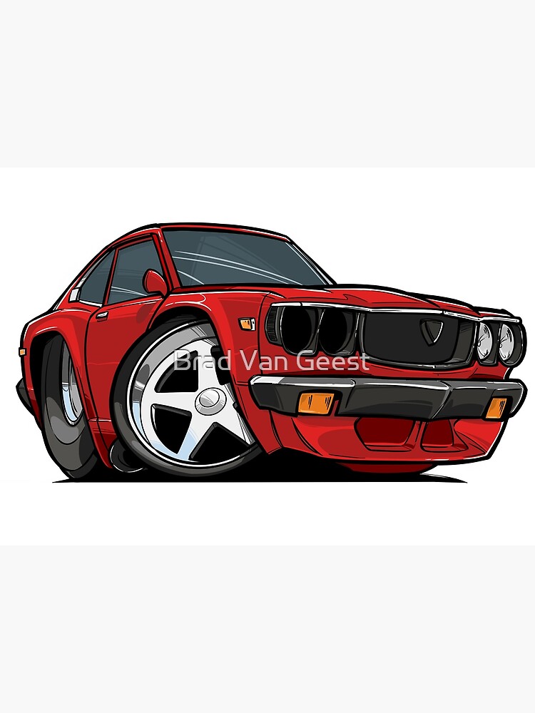 "Mazda RX3 Coupe" Poster for Sale by Brad Van Geest | Redbubble