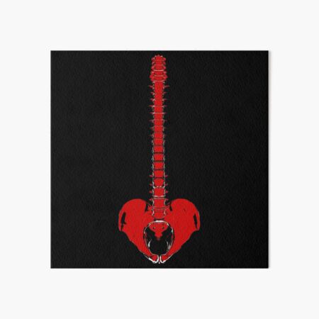 "Comic Style Psychedelic Pelvis and spine" Art Board Print by CornKob ...