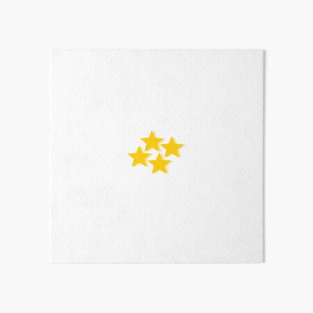 "yellow aesthetic vsco stars sticker" Art Board Print for Sale by ...