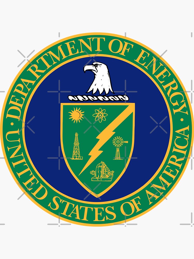 "US UNITED STATES DEPARTMENT OF ENERGY DOE SEAL" Sticker for Sale by ...