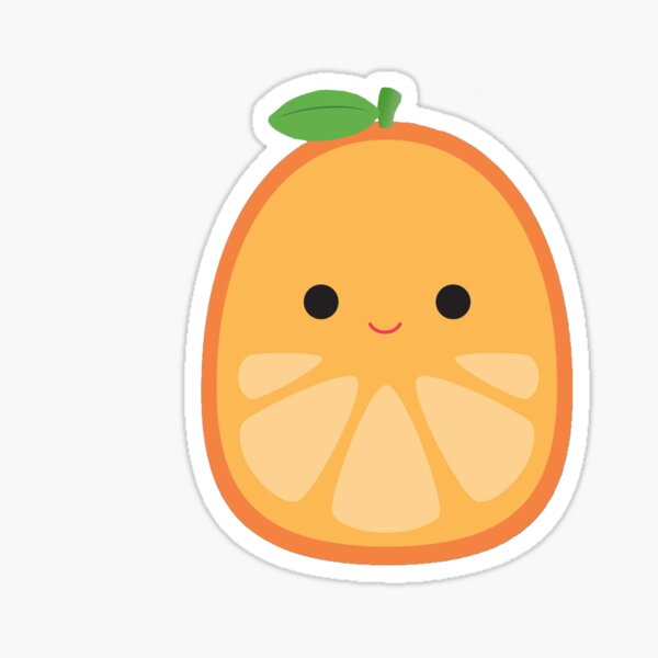 "Orange Squishmallow" Sticker by kyleheck2004 | Redbubble