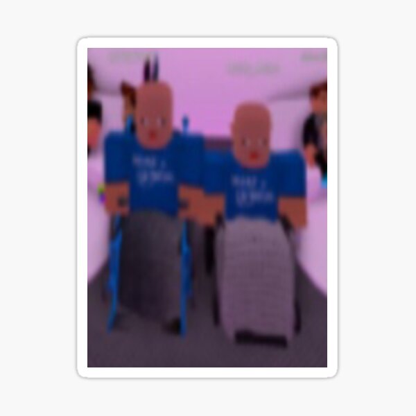 "Roblox Physically Handicapped" Sticker by CoolShirts420 | Redbubble