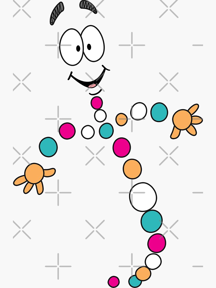 "Mr DNA 2" Sticker for Sale by marslegarde | Redbubble