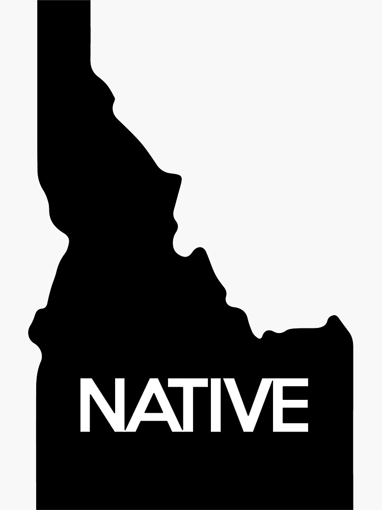 "Idaho Native ID" Sticker for Sale by mindofstate | Redbubble