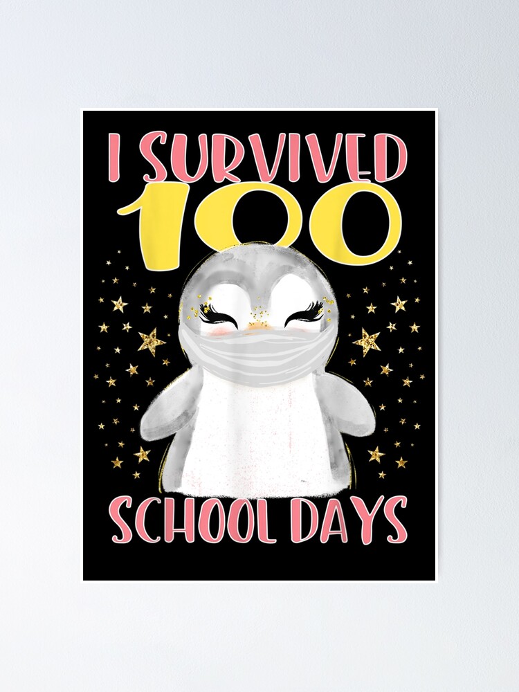 "Cute Penguin 100 Days Of School Gifts" Poster for Sale by NiaDaugherty ...