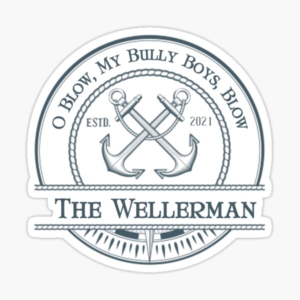 "The Wellerman Sea Shanty" Sticker for Sale by Redouardco | Redbubble