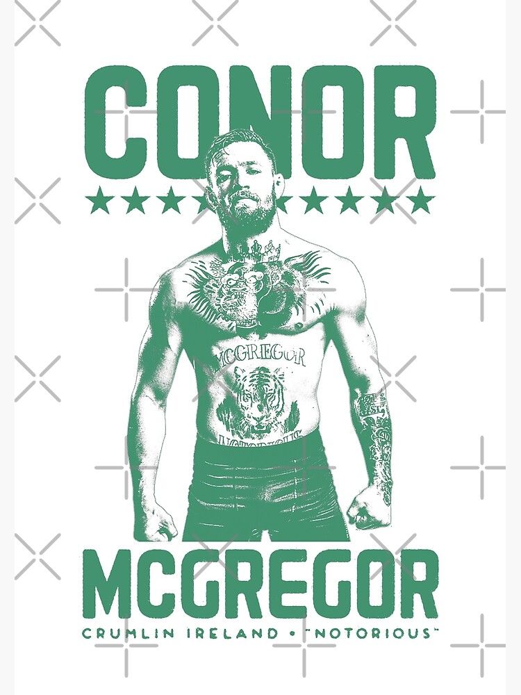 "Conor "NOTORIOUS" McGregor vintage boxing poster" Poster by ...