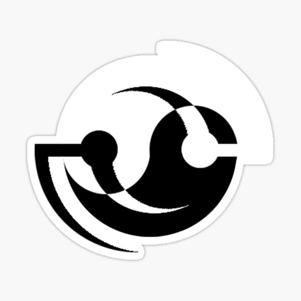 "Lessfortunate Being Symbol" Sticker for Sale by EbeeThe1st | Redbubble