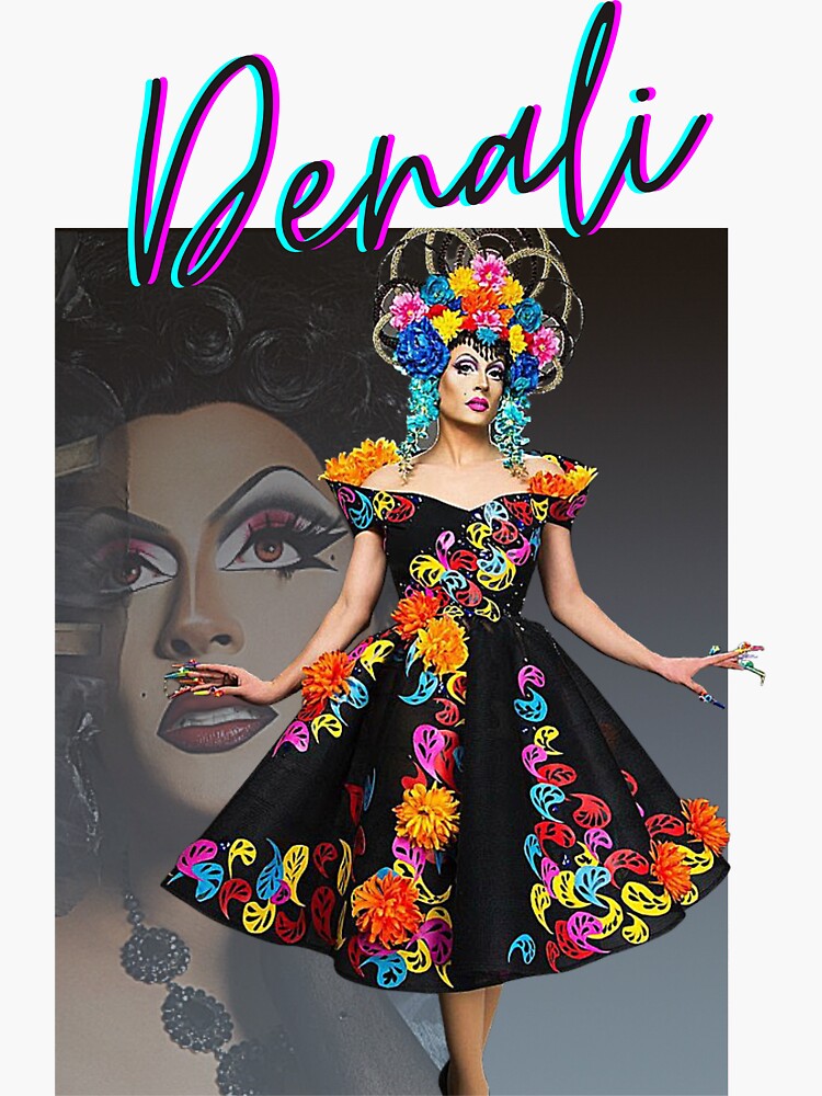 "Retro Inspired Denali from Season 13 of RuPaul's Drag Race" Sticker by ...