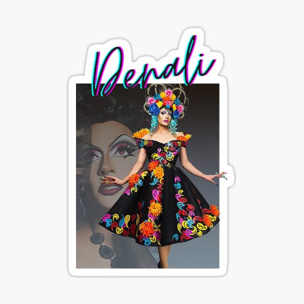"Retro Inspired Denali from Season 13 of RuPaul's Drag Race" Sticker by ...