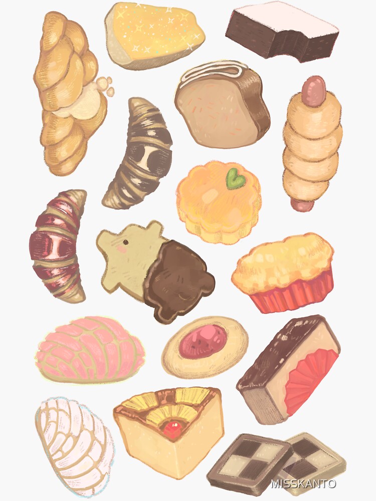 "breadtopia" Sticker for Sale by MISSKANTO | Redbubble