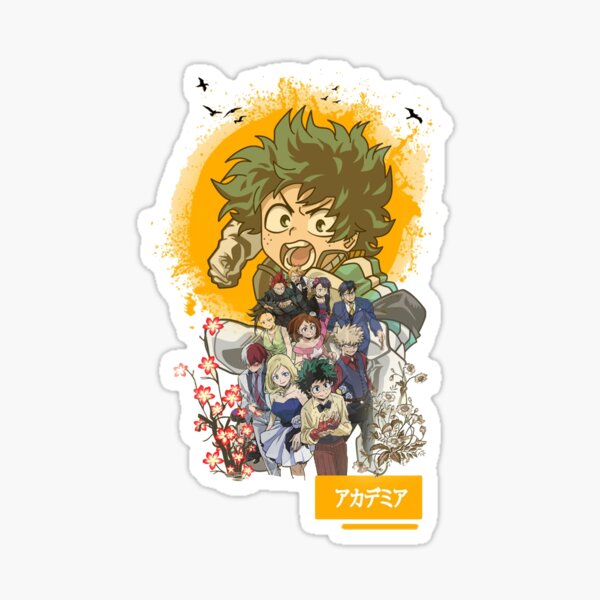 "Class 1B All Heroes Hero Academy" Sticker for Sale by TheCreati ...