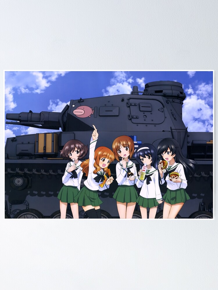 "Girls Und Panzer Pz iv " Poster for Sale by ARTemSPL | Redbubble