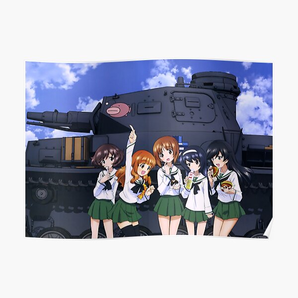 "Girls Und Panzer Pz iv " Poster for Sale by ARTemSPL | Redbubble