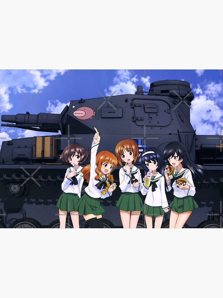 "Girls Und Panzer Pz iv " Sticker for Sale by ARTemSPL | Redbubble
