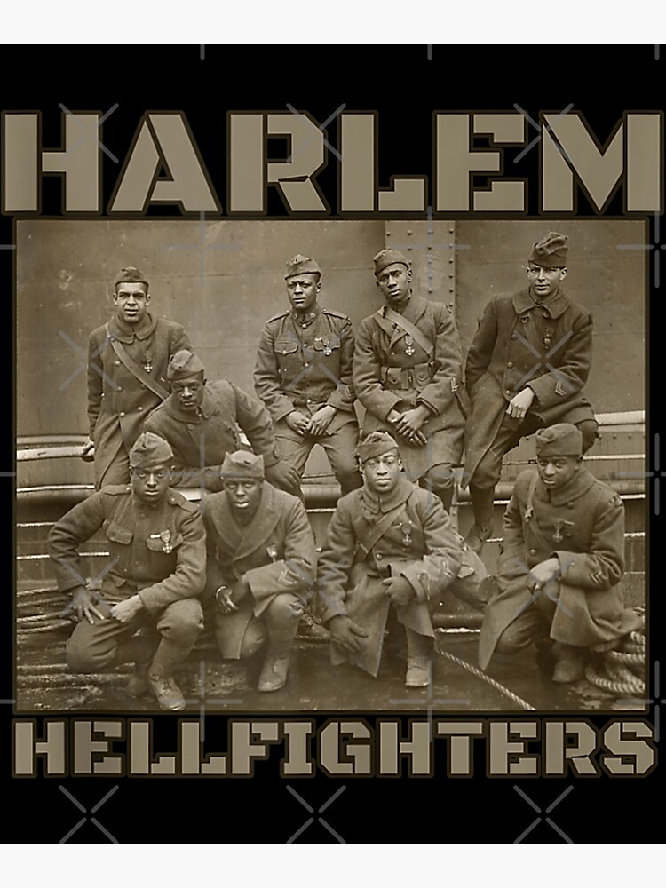 "Black Military History USA Black History Harlem Hellfighters" Poster ...