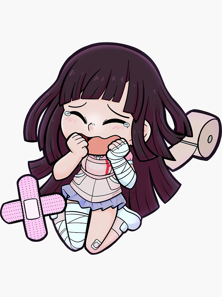 "Chibi Crying Mikan" Sticker for Sale by PieShop | Redbubble