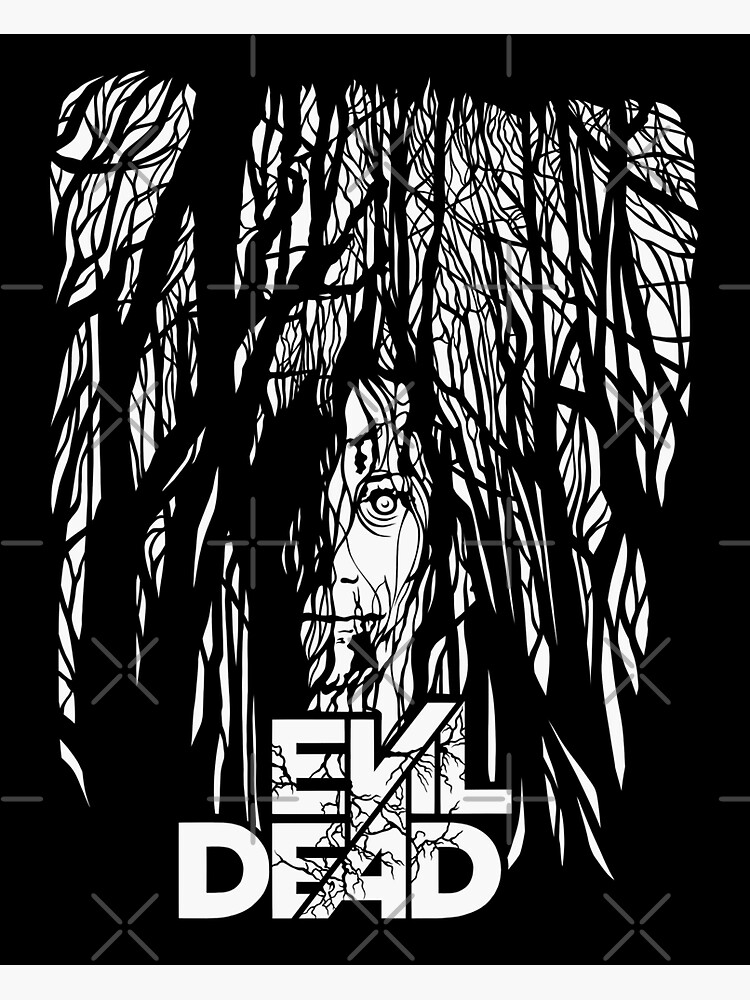 "Evil Dead" Sticker for Sale by LapinMagnetik | Redbubble