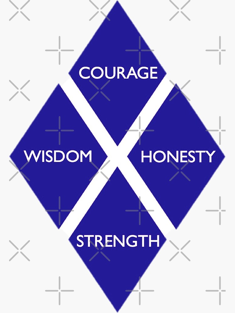 "Four Diamonds" Sticker for Sale by peyhae | Redbubble