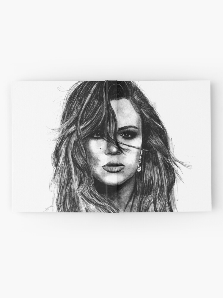 "Khloe Kardashian Drawing" Journal for Sale by LMPDrawings | Redbubble