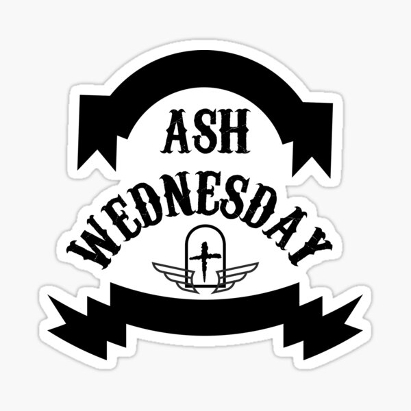"Ash Wednesday" Sticker for Sale by purpelheart | Redbubble