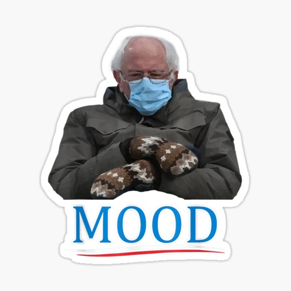 "Bernie Sanders Mitten Cold Inauguration Day 2021 Funny Meme T-Shirt ...
