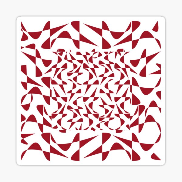 "Abstract red pattern and background" Sticker by sallysdesign | Redbubble