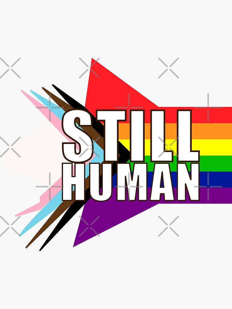 "Still Human" Sticker by MelloOfficial | Redbubble
