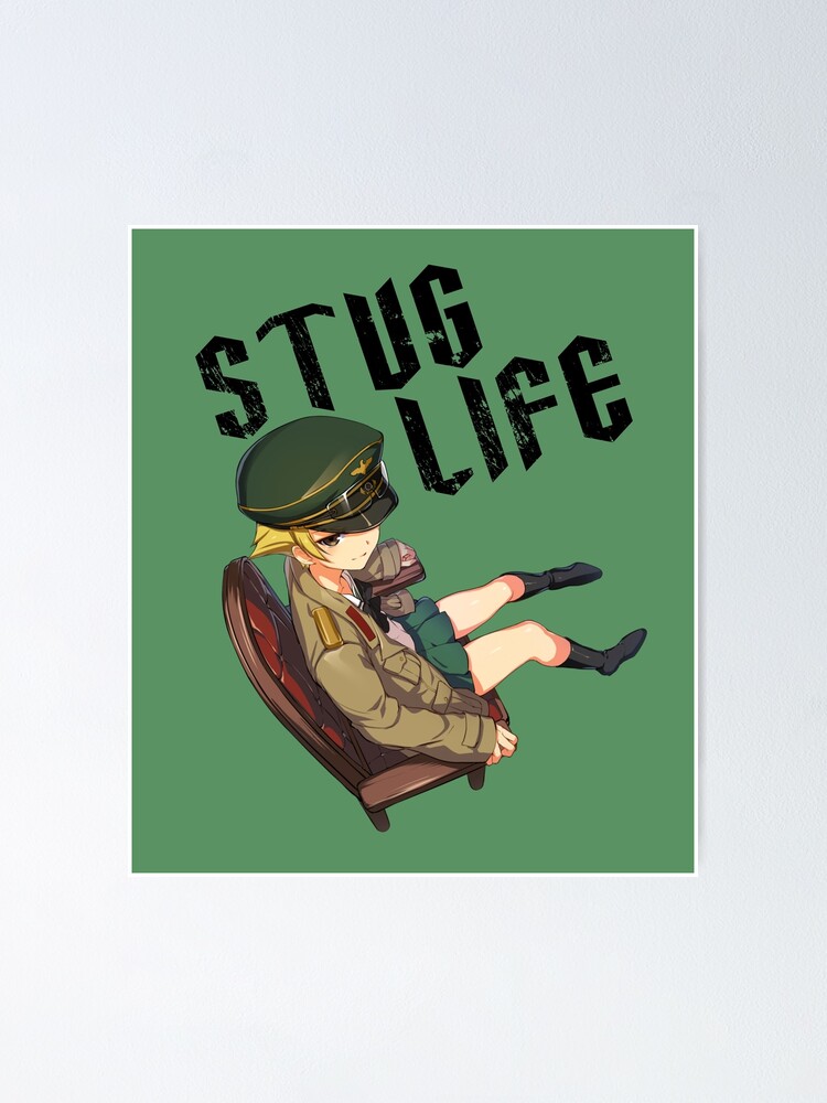 "STUG LIFE ERWIN GIRLS UND PANZER" Poster for Sale by ARTemSPL | Redbubble
