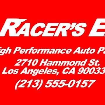 "The Racers Edge?" Sticker by fico | Redbubble