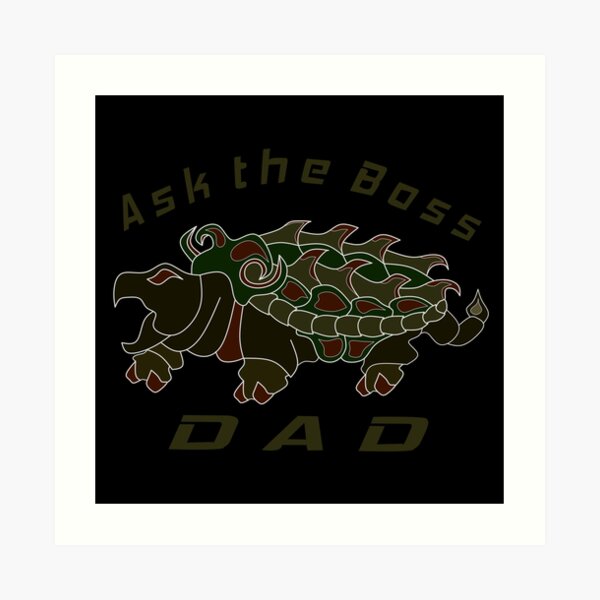 "Angry Dad Boss Alligator Snapping Turtle Yelling Funny Cartoon" Art ...
