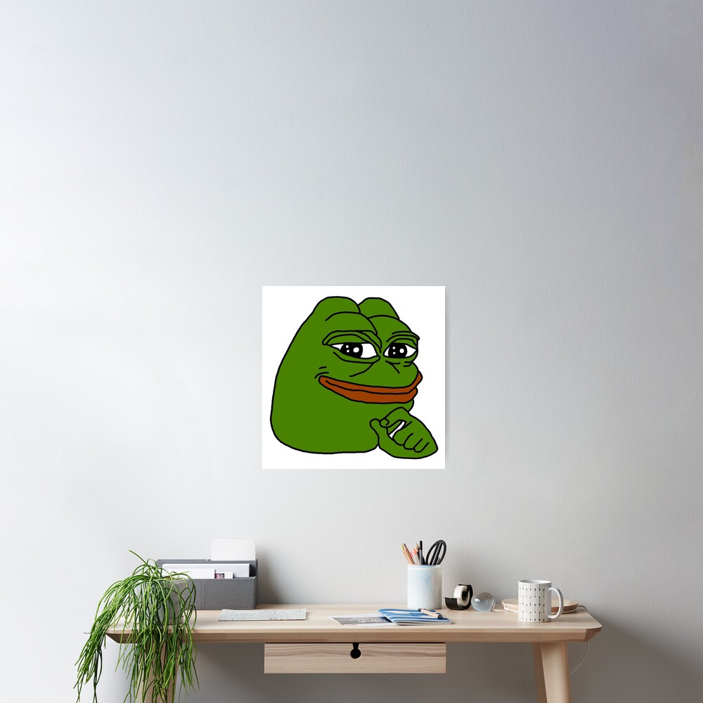 "Pepe The Frog" Poster for Sale by youngtrendsette | Redbubble