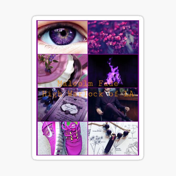 "Malcolm Fade " Sticker for Sale by joliverhouse | Redbubble