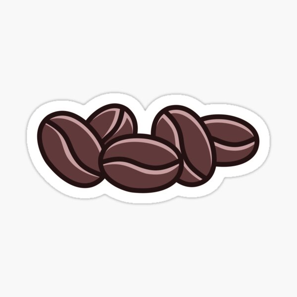 "Coffee Beans" Sticker for Sale by itsgillymac | Redbubble