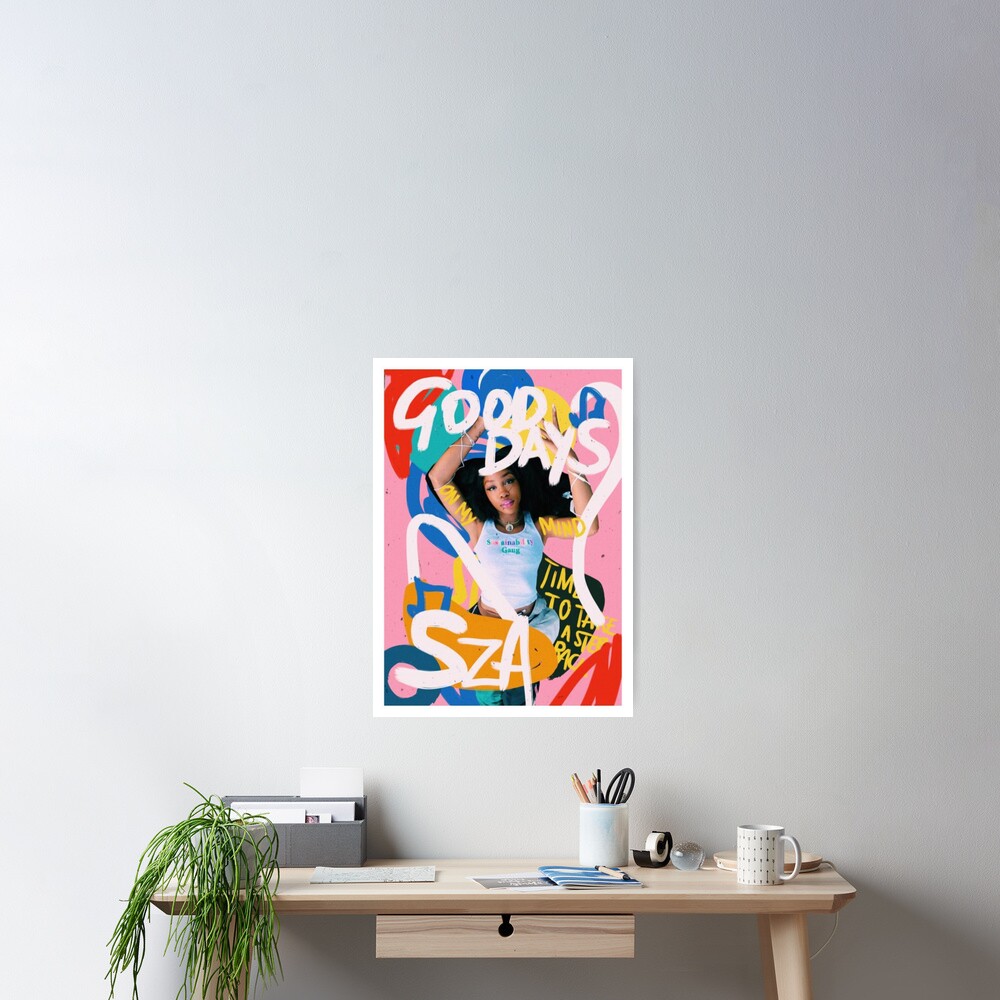"sza good days cover" Poster by elizastreet | Redbubble