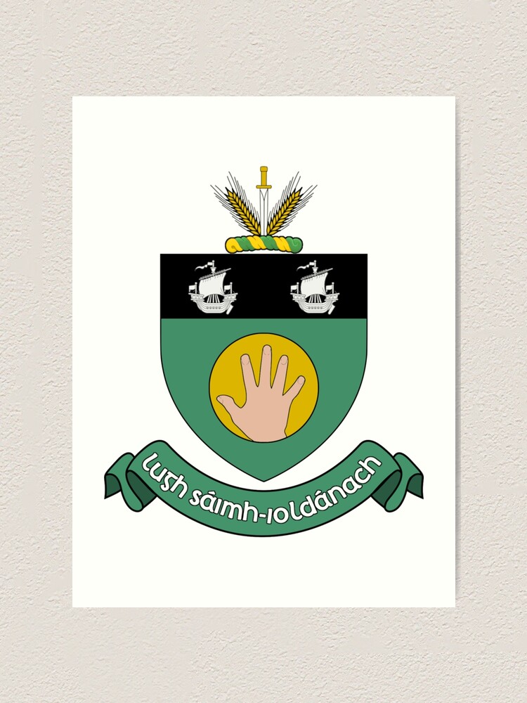 "Coat of Arms of County Louth, Ireland" Art Print for Sale by Shav ...